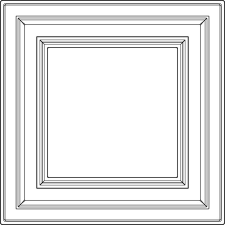 Ceilume Westminster 2ft x 2ft Clear Ceiling Tile V1-WEST-22CL2 | Zoro